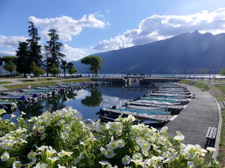 Strand von Cap des Séselets – Plage d'Aix-les-Bains Runde von ...