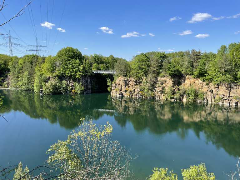 Vogelsberger See Brücke – Dietesheimer Steinbrüche Runde von Steinheim ...