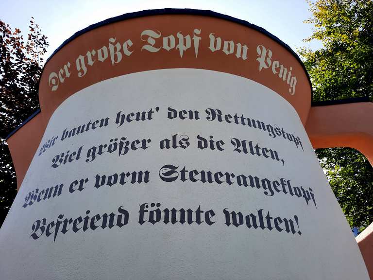 Der große Topf zu Penig: Wanderungen und Rundwege | komoot