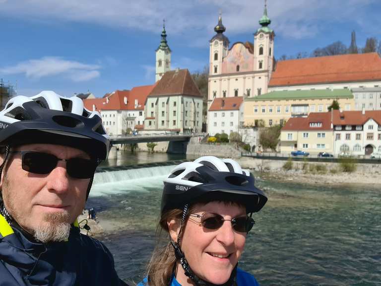 Blick auf Mündung Steyr-Enns - Cycle Routes and Map | Komoot