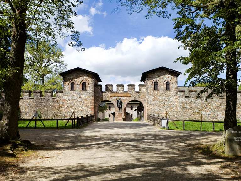 Herzbergturm – Berggasthof Herzberg Runde von Gonzenheim | Fahrradtour ...