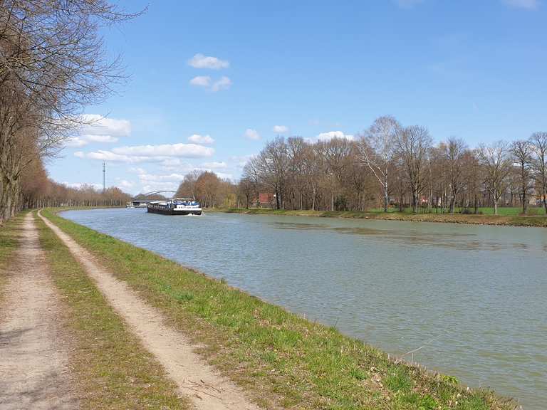 Mittelland Canal 🚢 near Obersteinbeck - Cycle Routes and Map | Komoot