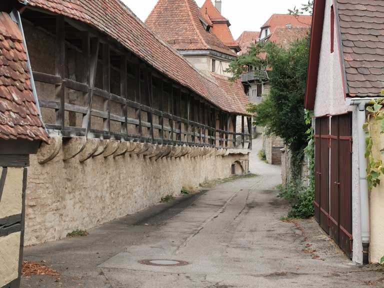 Stadtmauer von Rothenburg ob der Tauber: Wanderungen und Rundwege | komoot