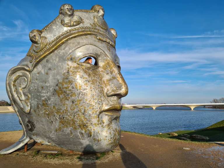 Het Gezicht van Nijmegen (Romeins Masker) wandelroutes en hikes | Komoot