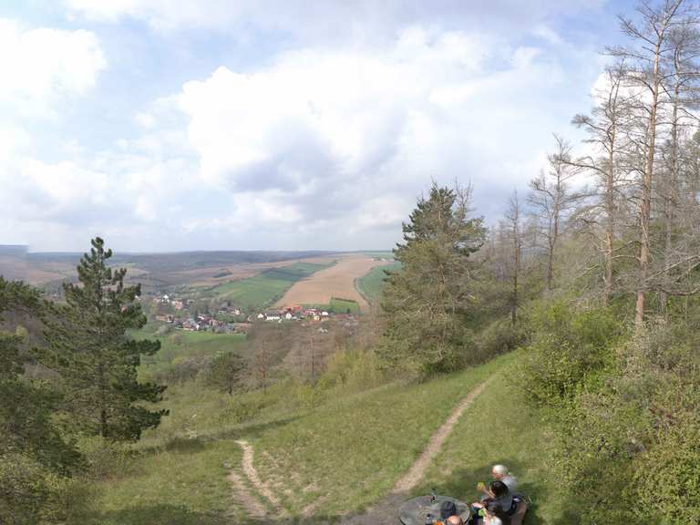 Himmelsleiter – Blick in den alten Steinbruch Runde von Bad Bibra ...