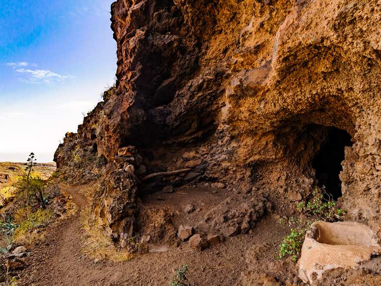 Monumento Natural Barranco de Guayadeque – circular por Montaña de las ...