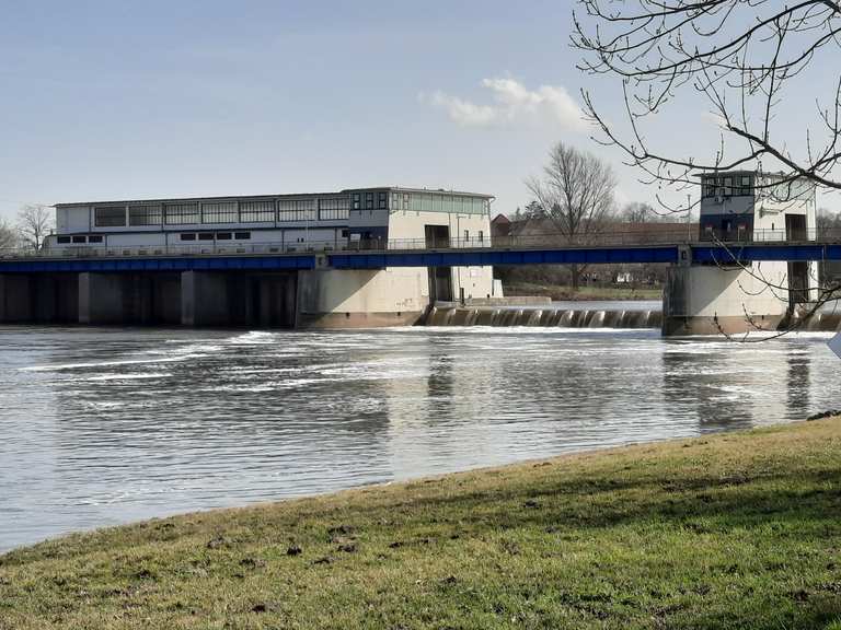 Die Staustufe Schlüsselburg : Radtouren und Radwege | komoot