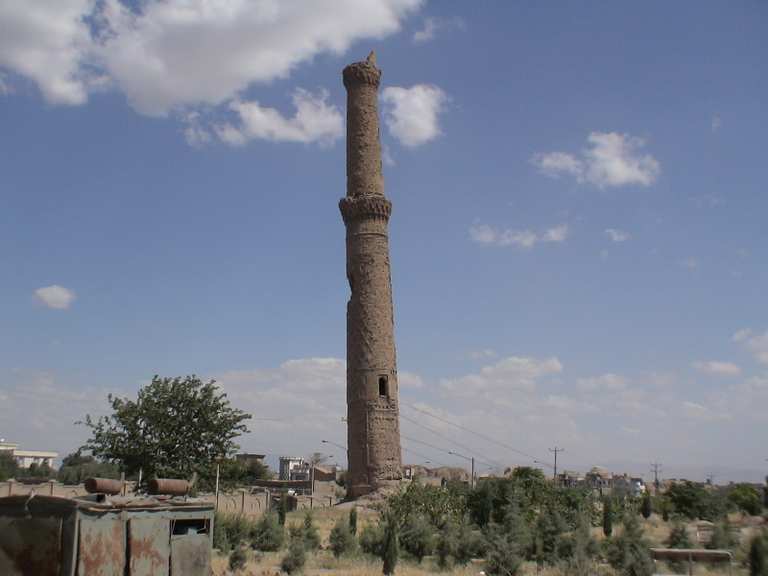 Musalla Minarets Of Herat - منار های هرات Road Cycle Routes and Map ...