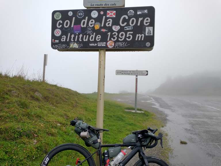 Col de la Core Road Cycle Routes and Map | Komoot