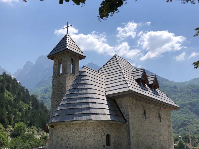 Kisha e Thethit - Church of Theth: Wanderungen und Rundwege | komoot