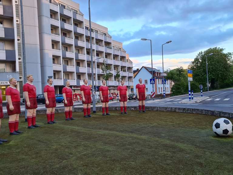 11 Freunde - Kreisel, Kaiserslautern Routes for Walking and Hiking | Komoot