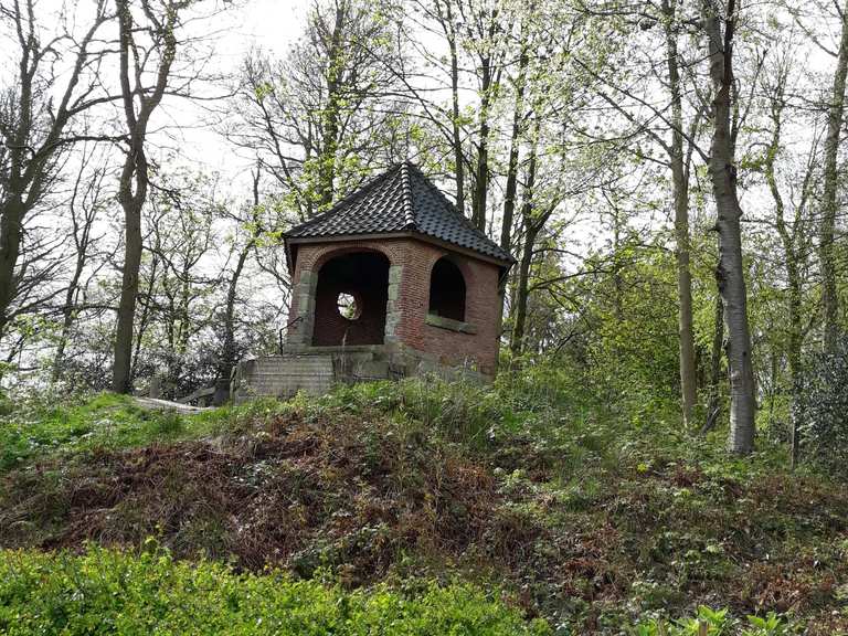Koepel op de top van de Tankenberg wandelroutes en hikes | Komoot