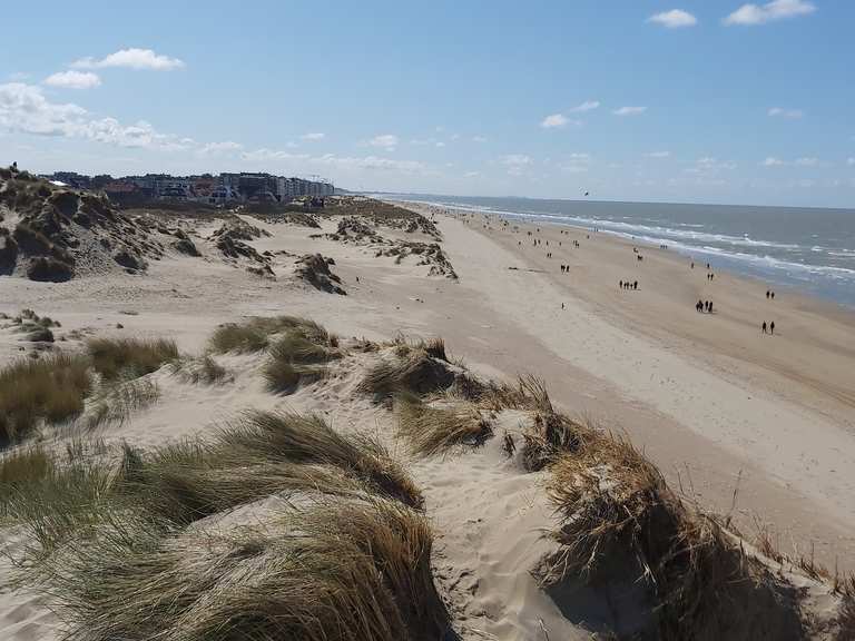 Strand Oostduinkerke aan Schipgatduinen wandelroutes en hikes | Komoot