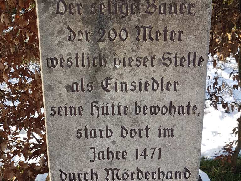 Gedenksäule des Seligen Bauern von Griesham – Wander- & Radrouten | Komoot