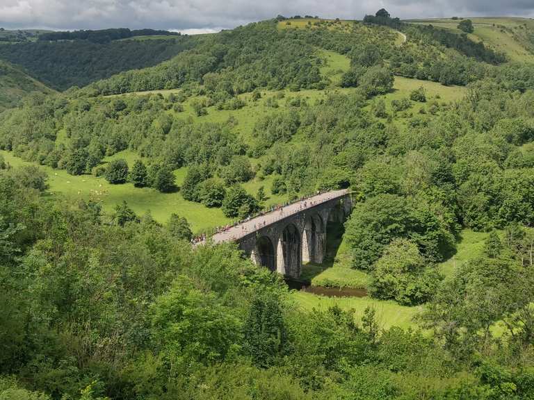 Great Longstone, Monsal Head and Cressbrook from Hathersage — Peak ...