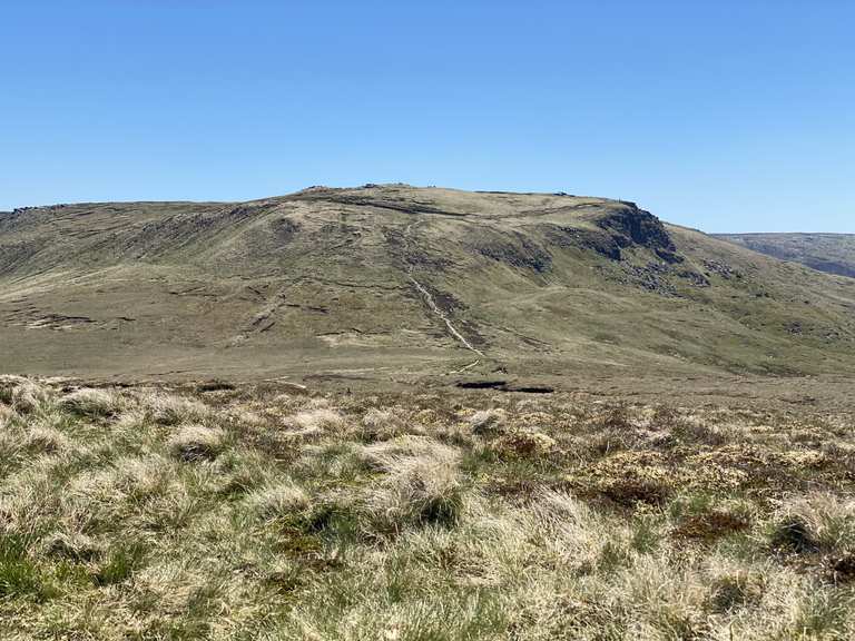 Snake Path & Mill Hill loop from Birchen Clough Bridge — Peak District ...