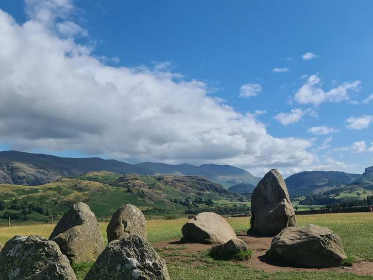 Castlehead & Castlerigg Stone Circle loop from Keswick — Lake District ...
