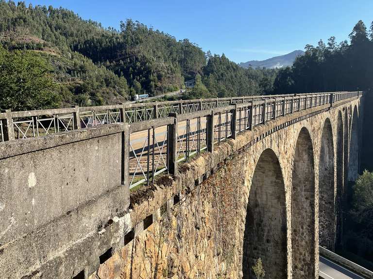 Ponte do poço de Santiago from Águeda — circular route on the Ecopista ...