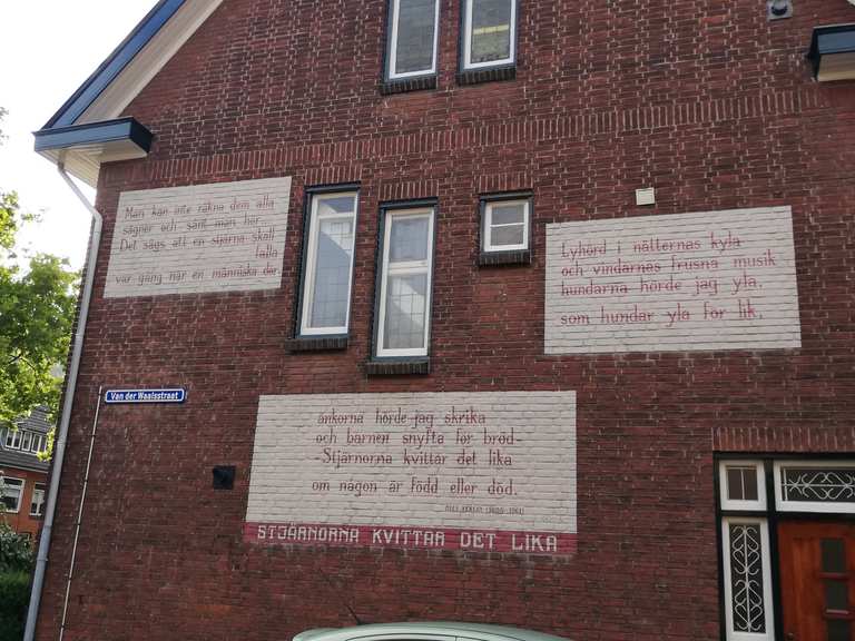 Poème mural « Stjärnorna Kvittar Det Lika » de Nils Johan Einar Ferlin ...