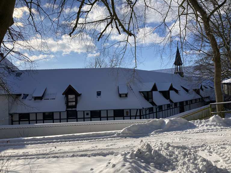 Die Mauer des Sauparks – Klippen im Saupark Runde von Springe ...