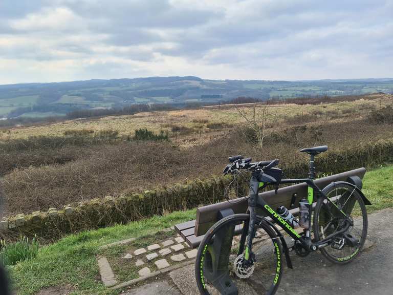 Parbold hill top! Road Cycle Routes and Map | Komoot
