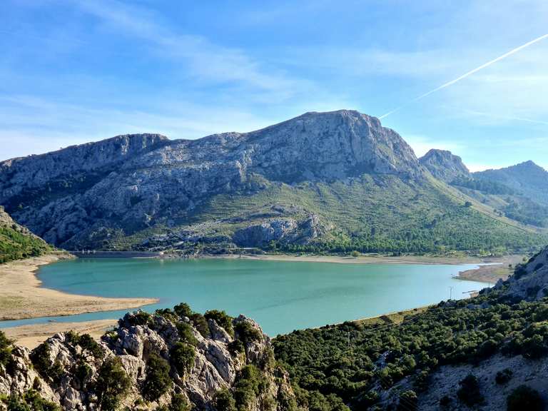 Blick auf Embassament de Cúber: Rennradfahren und Rennradtouren | komoot