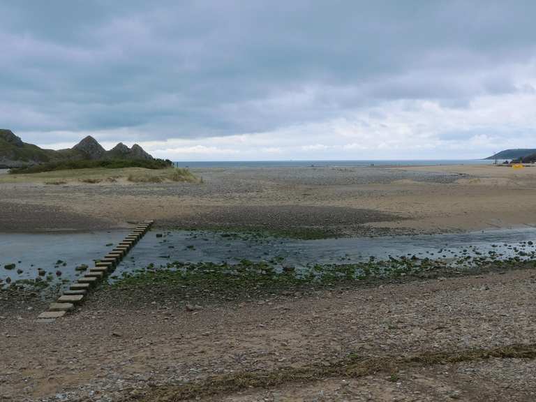 Oxwich Bay to Three Cliffs — Gower Peninsula AONB | hike | Komoot