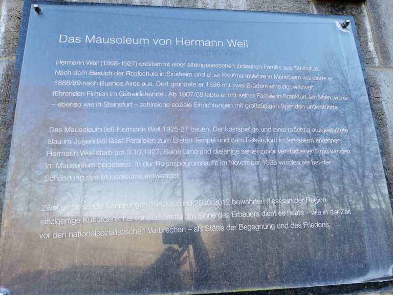 Mausoleum Hermann Weil Routes for Walking and Hiking | Komoot