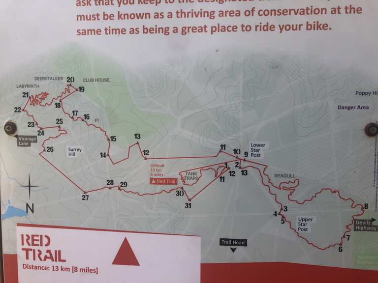 Swinley Forest MTB trails: MTB-routes en trails | Komoot