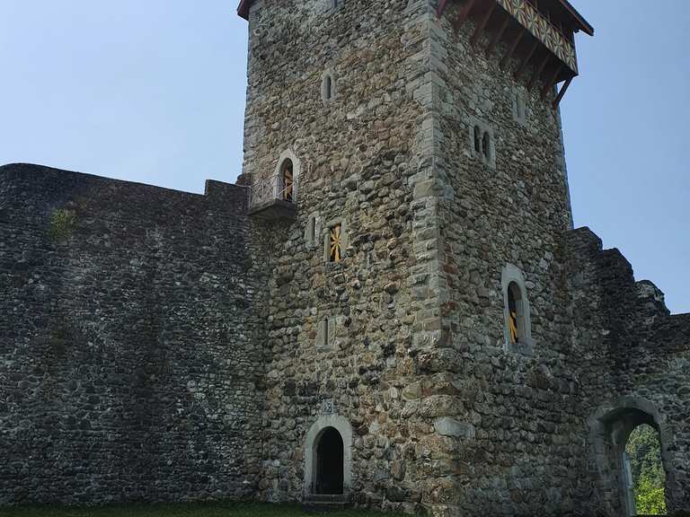 Iberg Castle (or Yburg) above Wattwil - Mountain Bike Trails & Tracks ...
