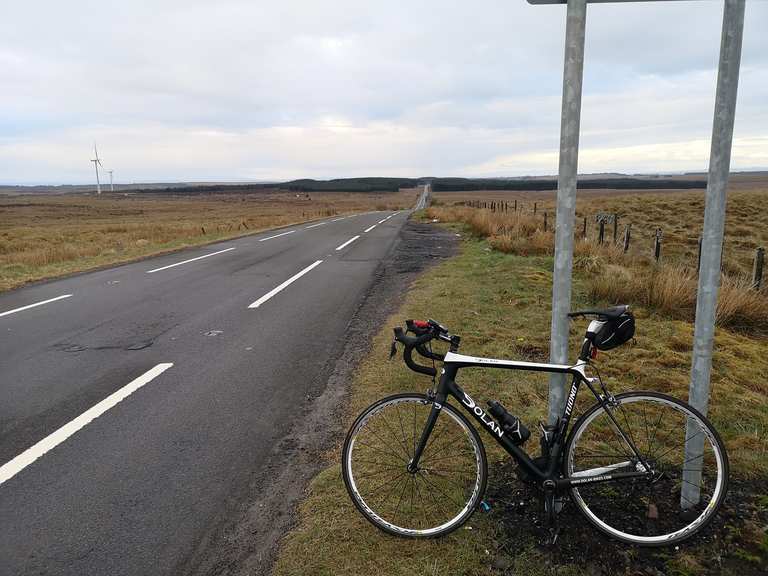 Whitelee wind turbines Road Cycle Routes and Map | Komoot