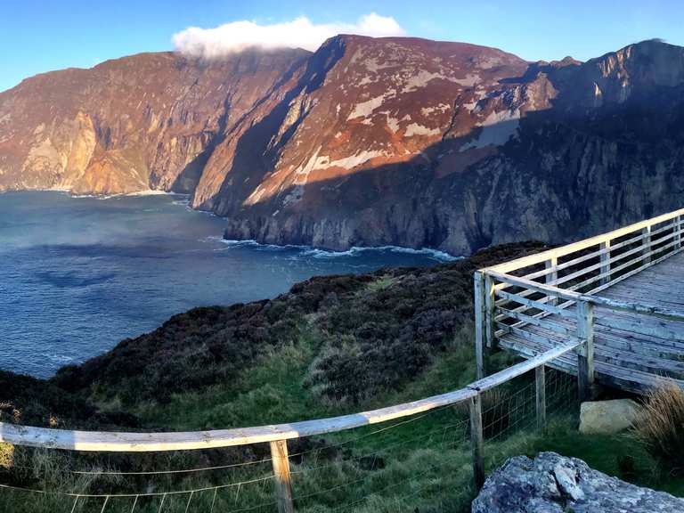 Sliabh Liag/Slieve League viewing platform Routes for Walking and ...