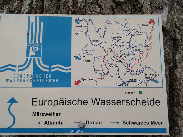 Crossing the European watershed Routes for Walking and Hiking | Komoot