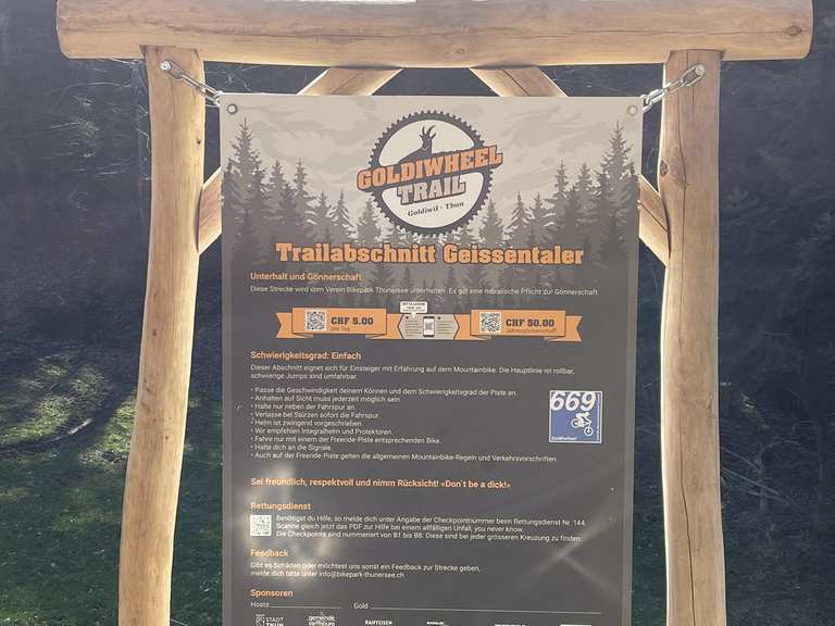 Lake Thun – Viewpoint Blume loop from Schwäbis | mountain bike ride | Komoot