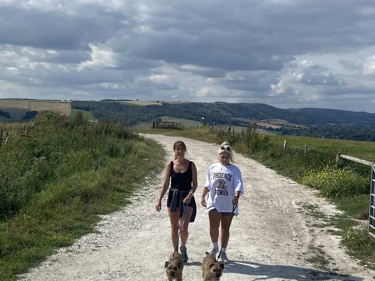 Arundel Castle and Hiorns Tower loop from Amberley — South Downs ...
