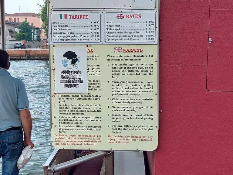 Ferry Porto Garibaldi–Lido degli Estensi - Sentiers et pistes de VTT ...