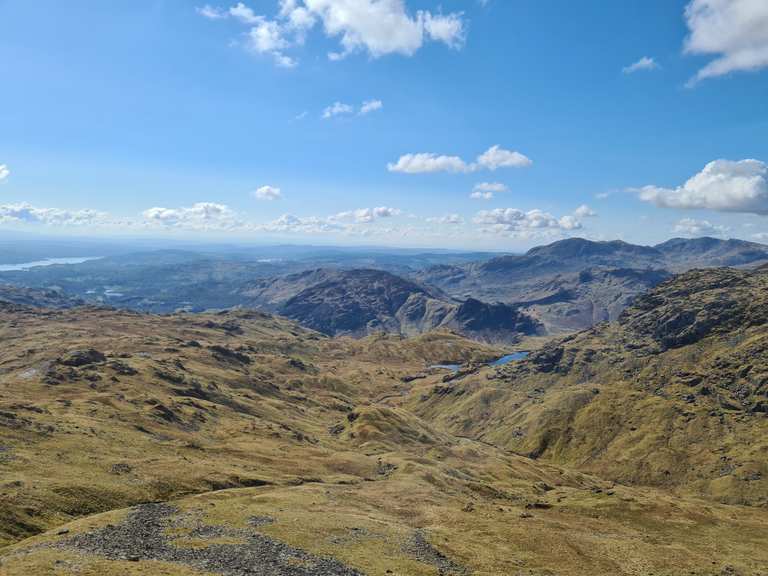 The Langdale Pikes - Pavey Ark, Thunacar Knott and Pike of Stickle ...