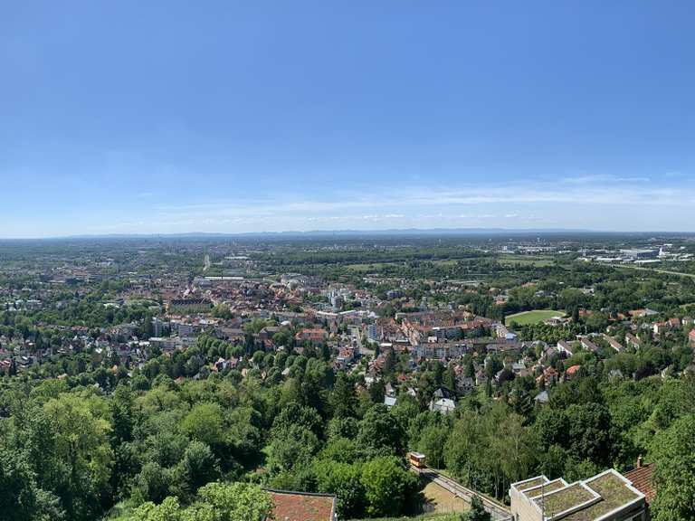 Turmberg Viewpoint and Ruins (Karlsruhe-Durlach): Wanderungen und ...