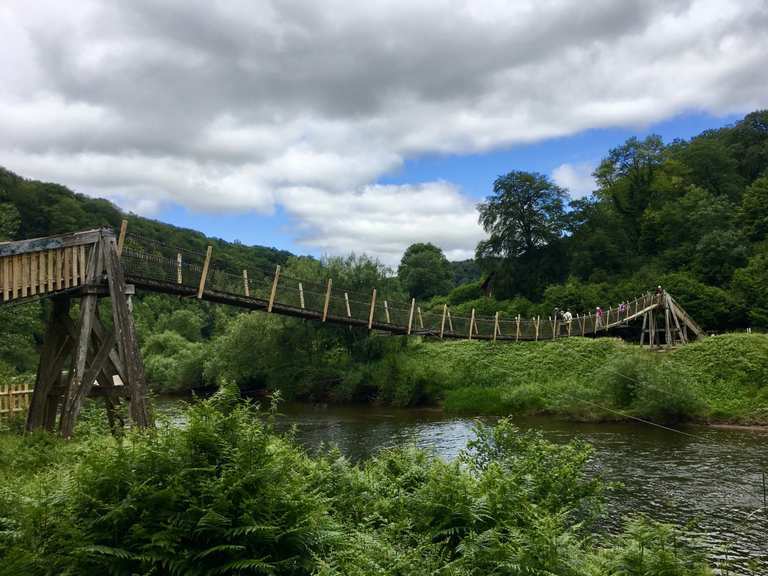 Biblins Bridge & River Wye loop da Symonds Yat – Wye Valley ...