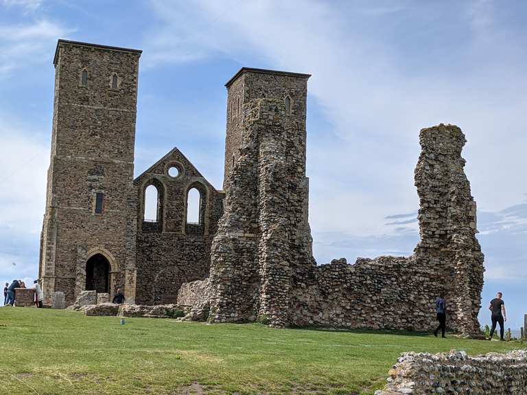 Reculver Towers - Cycle Routes and Map | Komoot