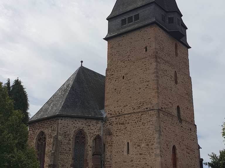 Kulturdenkmal "Ev. Kirche Wiesenfeld": Wanderungen und Rundwege | komoot