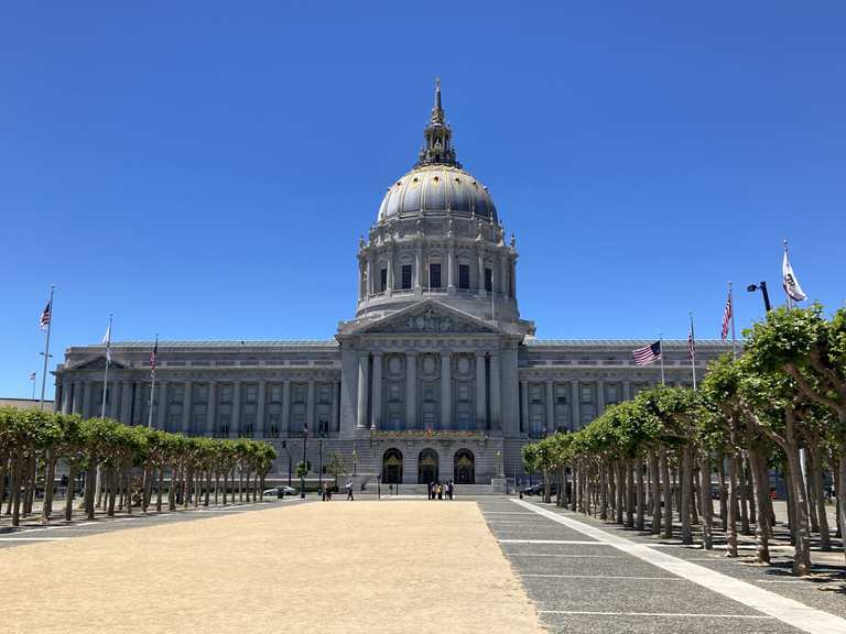 Civic Center Plaza San Francisco 🌳 - Cycle Routes and Map | Komoot