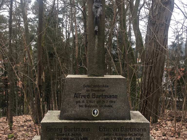 Bartmann Denkmal am Galgenberg - Mountain Bike Trails & Tracks | Komoot