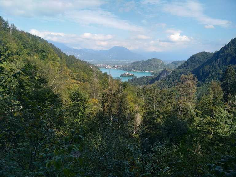 Lake Bled Beach – View of Lake Bled loop from Rečica | hike | Komoot