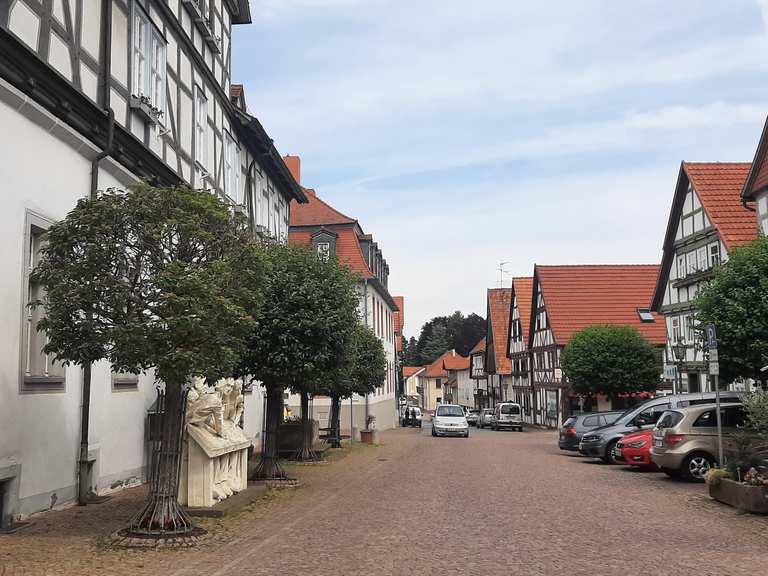 Grebenstein - sehenswertes Fachwerkstädtchen - Cycle Routes and Map ...