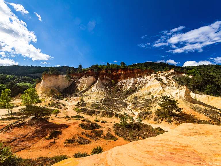 Colorado Provençal de Rustre – Vue sur le Désert Blanc Runde von ...