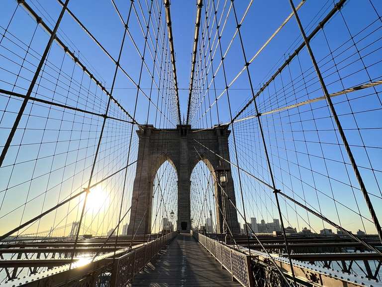 Brooklyn Bridge - Routes and Map | Komoot