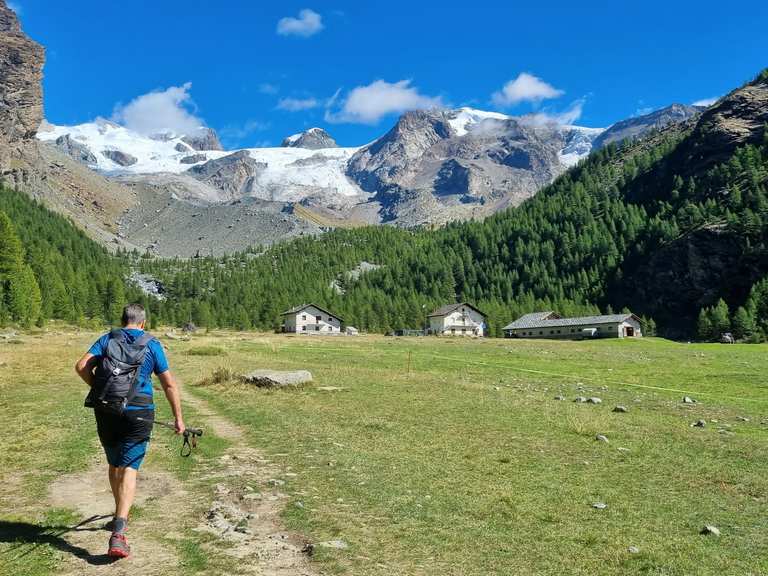 Piani di Verra Inferiori – Lago Blu Itinerario ad anello da Champoluc ...