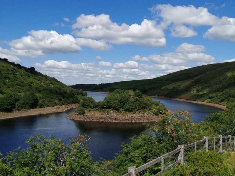 View of Meldon Reservoir Routes for Walking and Hiking | Komoot