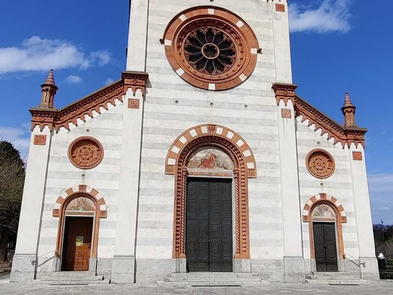 Kirche San Giovanni Evangelista, in Mercallo - Cycle Routes and Map ...